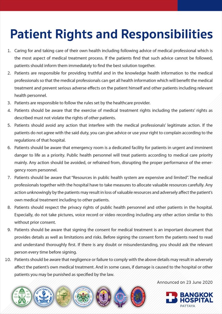 Declaration of Patient's Rights and Patient's Rights and ...