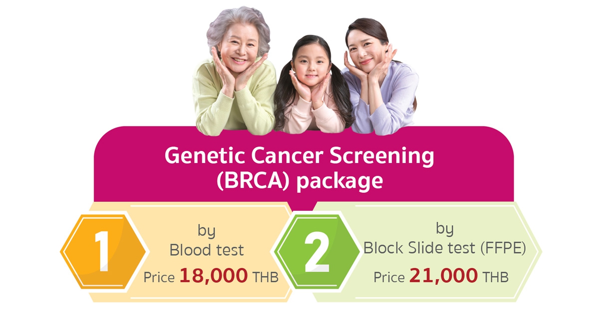 Genetic Cancer Screening (BRCA) package - Bangkok Hospital Pattaya