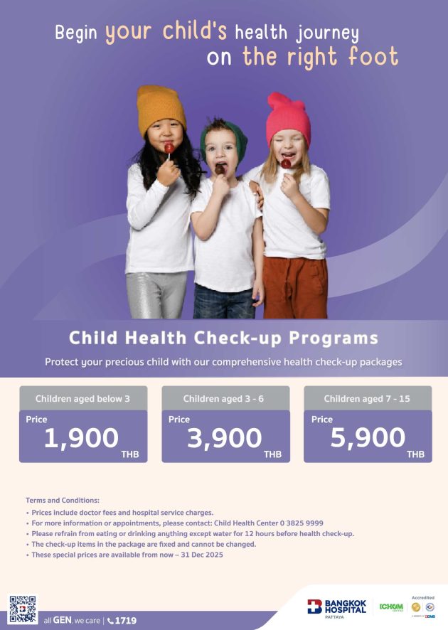 Child Health Check-up Programs - Bangkok Hospital Pattaya